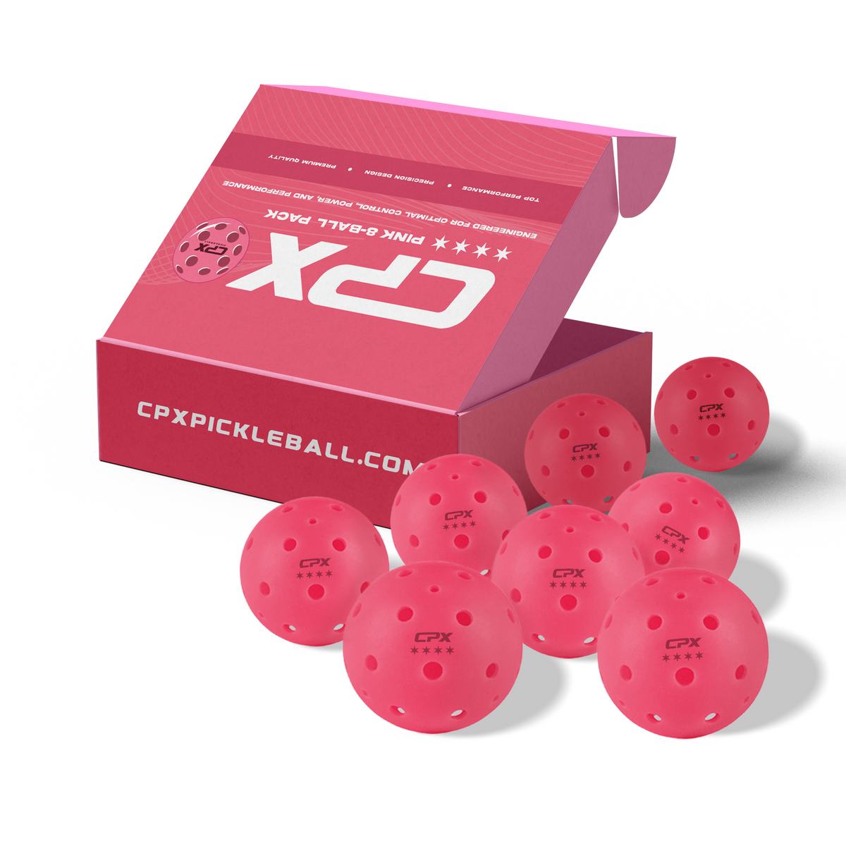 CPX40 Pickleball 8-Pack | Outdoor Pickleballs