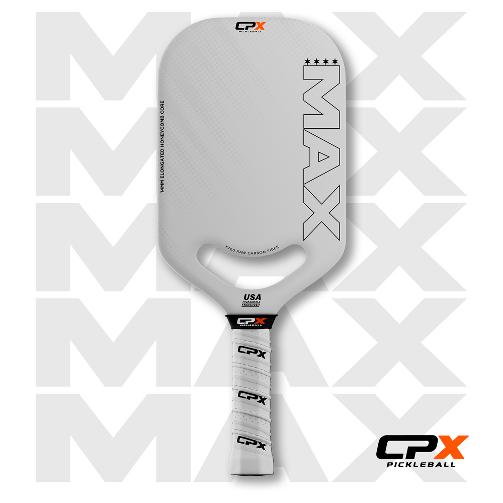 CPX MAX Pickleball Paddle - 14mm Elongated Thermoformed & Edgeless