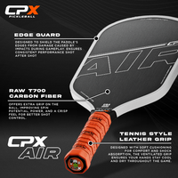 Buy CPX Carbon Fiber Air Paddle Online - USA Pickleball Approved