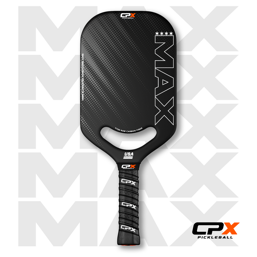 CPX MAX Pickleball Paddle - 14mm Elongated Thermoformed & Edgeless