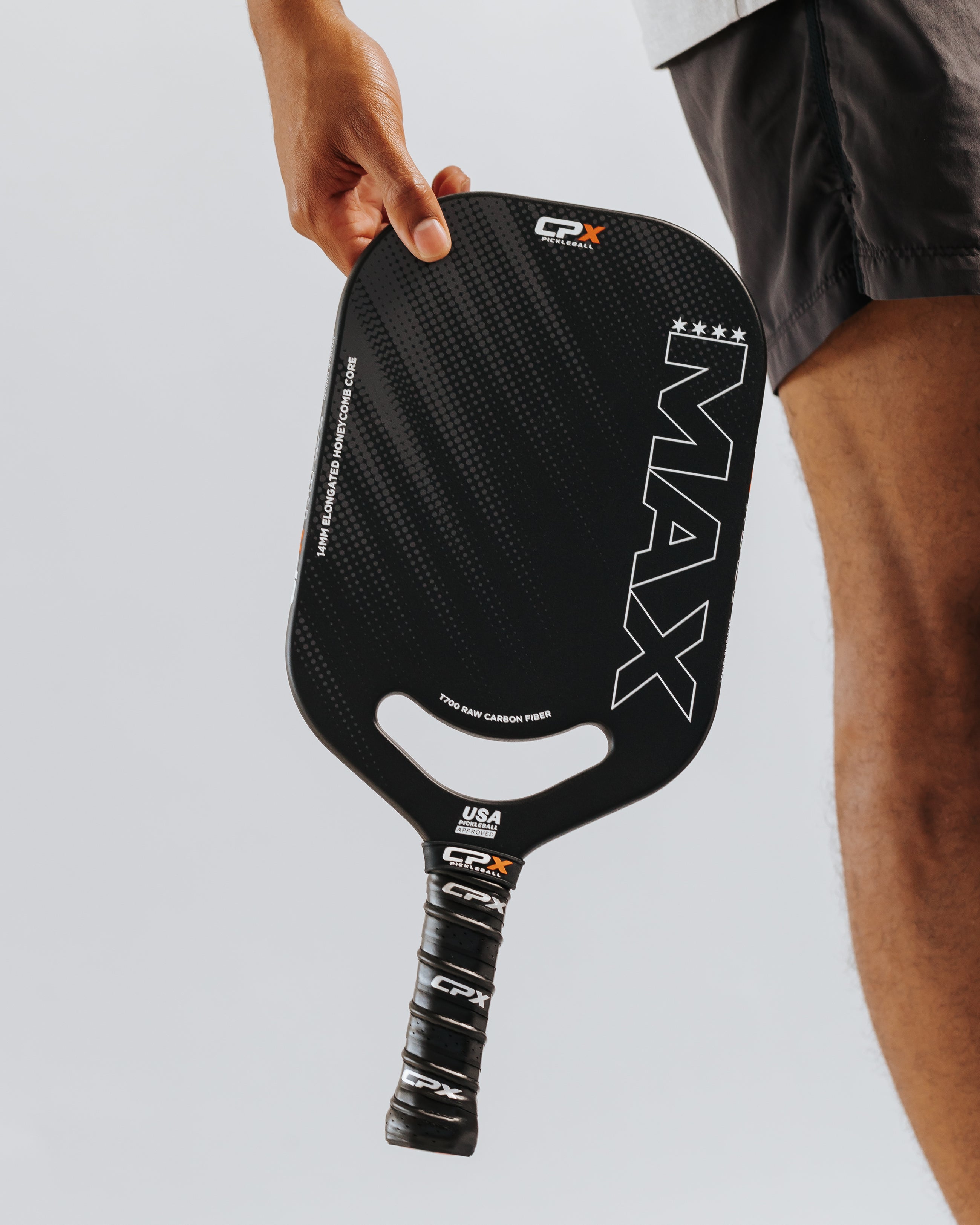 CPX MAX Pickleball Paddle - 14mm Elongated Thermoformed & Edgeless