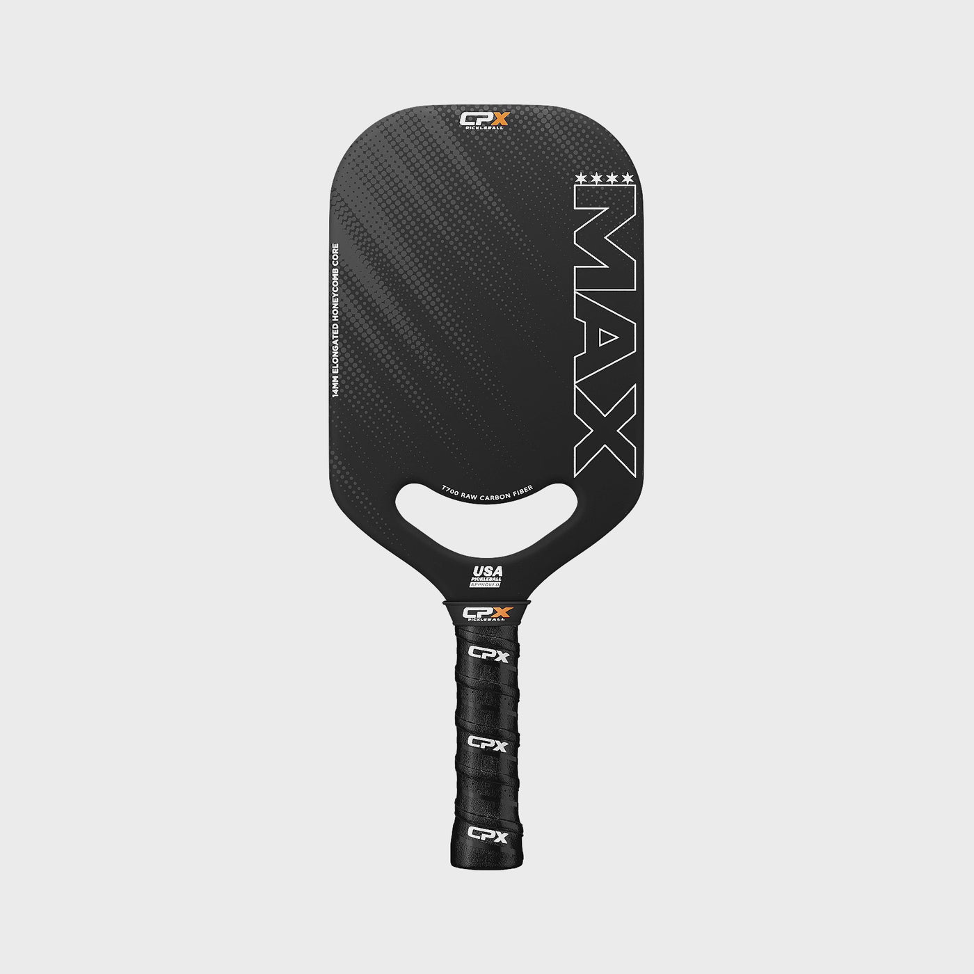 CPX MAX Pickleball Paddle - 14mm Elongated Thermoformed & Edgeless