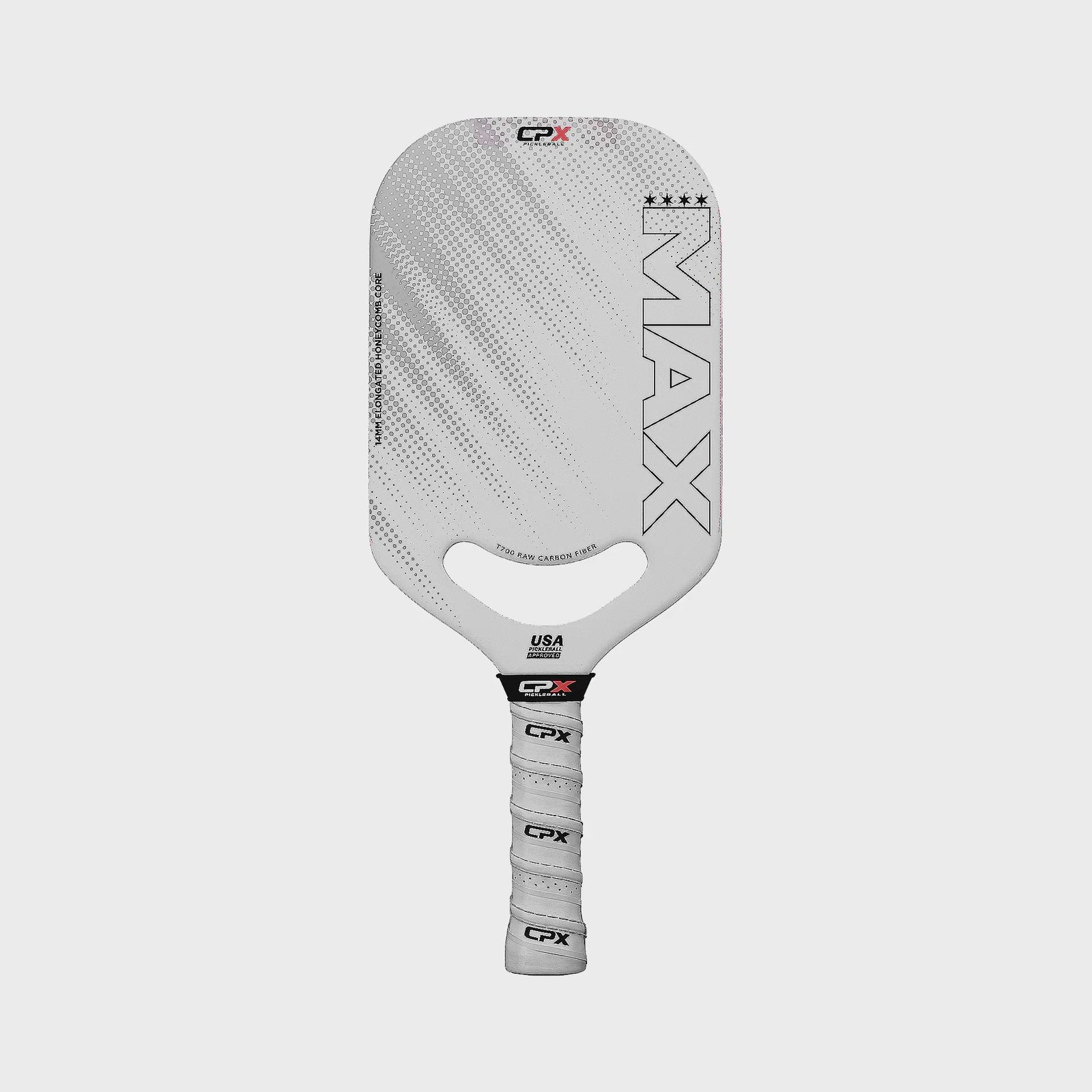 CPX MAX Pickleball Paddle - 14mm Elongated Thermoformed & Edgeless